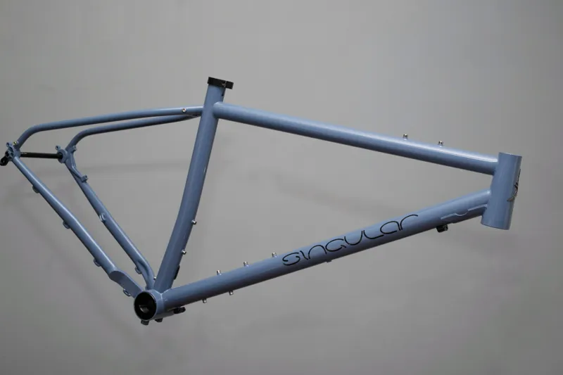 Singular Swift drop bar mtb frame in Manchester Blue